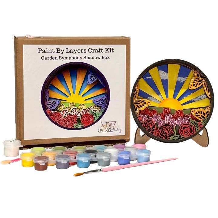 Our Little Makery - Paint by Layers Craft Kit! — Elizabeth’s Art Gallery